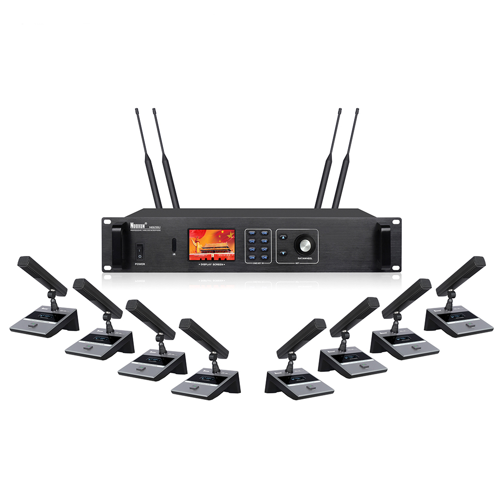 N-828U-UHF Eight Channels Wireless Microphone-